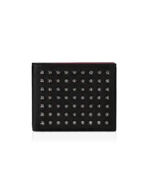 CHRISTIAN LOUBOUTIN Funky Studded Bifold Wallet - Black
