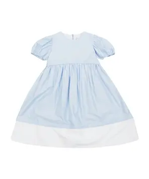 IL GUFO Short-sleeved Stretch Poplin Dress
