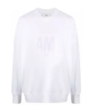 AMI Paris Tonal Logo-embroidered Sweatshirt