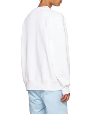 AMI Paris Tonal Logo-embroidered Sweatshirt