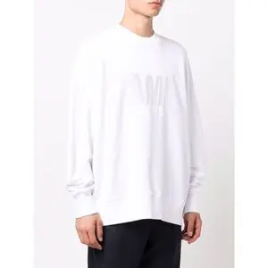 AMI Paris Tonal Logo-embroidered Sweatshirt