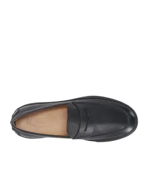 TOD'S Leather Loafers With Graphic Pattern