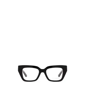 Alexander McQueen Square Frame Eyeglasses - Black