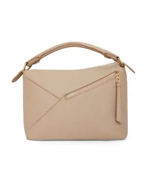 Loewe Puzzle Bag In Soft Grained Calfskin - Brown