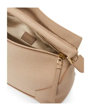 Loewe Puzzle Bag In Soft Grained Calfskin - Brown