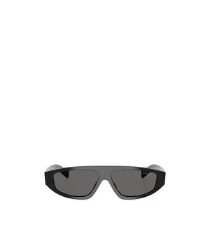 Prada Irregular Frame Sunglasses - Black