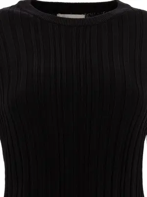 LOULOU STUDIO Elsa Ribbed Long Sleeve Top