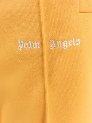 Palm Angels Logo-printed Elasticated Waist Track Pants - Orange