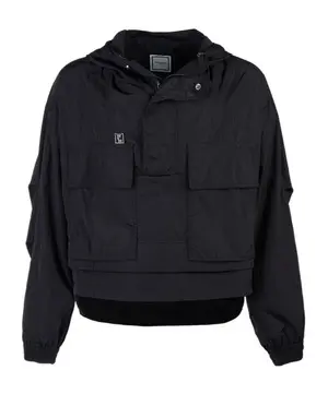 WOOYOUNGMI Spliced Casual Jacket - Black