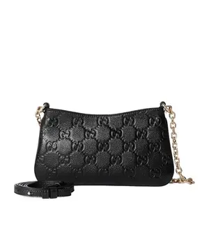 Gucci Gg Emblem Super Mini Shoulder Bag