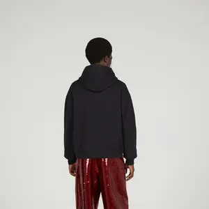 Gucci Logo Print Cotton Hoodie