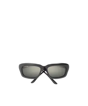 Balenciaga Rectangle Frame Sunglasses - Grey