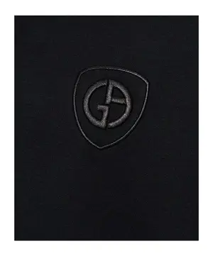 Giorgio Armani Logo Embroidered Crewneck T-shirt