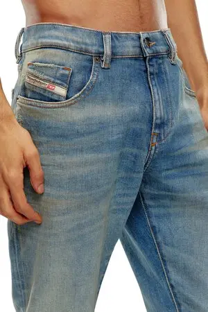 DIESEL® D-strukt 09h50 Mid-rise Slim-fit Jeans - Gray