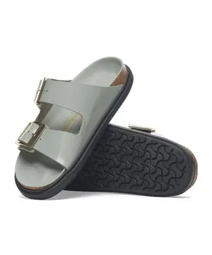 BIRKENSTOCK Karl Lagerfeld Arizona Droplet Buckle Sandals - Sage