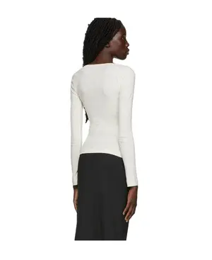 Rosetta Getty Square Neck T-shirt