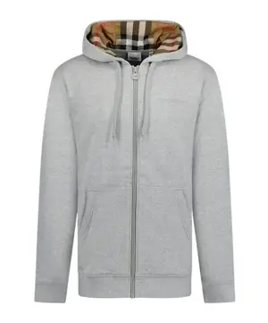 Burberry Zip-up Hooded Sweatshirt