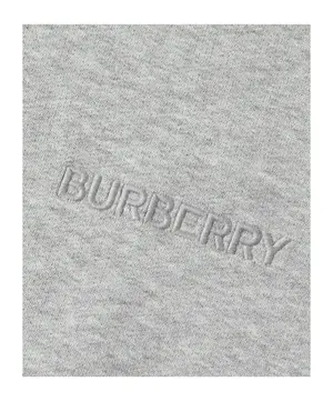 Burberry Zip-up Hooded Sweatshirt - Grey