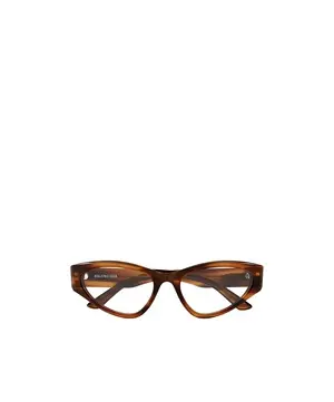 Balenciaga Balenciaga Cat Eye Frame Eyeglasses Brown