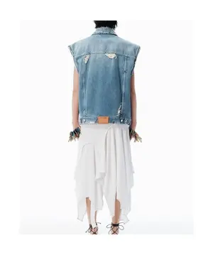 Alexander Wang Regen Denim Oversized Vest