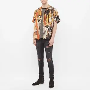 Amiri Bandana Mx1 Skinny-fit Jeans