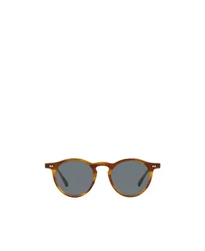 Oliver Spencer Oliver Peoples Desmon Sun Round-Frame Sunglasses Gray