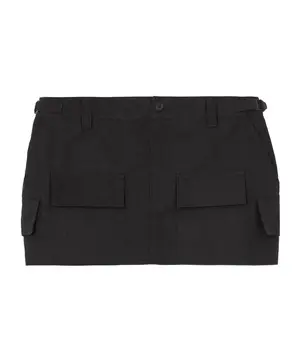 Wardrobe.NYC Cargo Pocket Mini Skirt