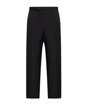Versace Wool Button Fly Trousers