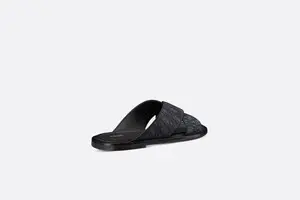 Dior Alias Jacquard Sandals - Black