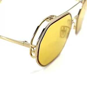 Fendi Geometric Frame Sunglasses