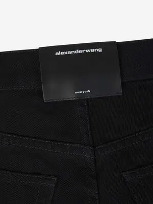 Alexander Wang Monogram Detailed Jeans - Black