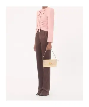 Valentino Garavani Vlogo Flap Shoulder Bag - Gold
