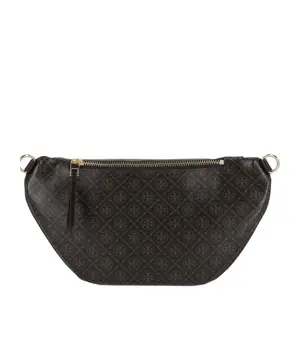 Tory Burch T Monogram Zipped Belt Bag - Brown