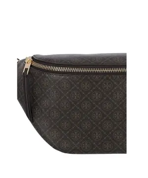 Tory Burch T Monogram Zipped Belt Bag - Brown