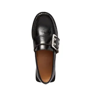 GANNI Feminine Buckle Loafers