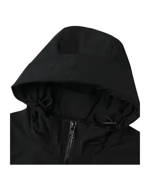 Burberry Hooded Jacket With Zipper Closure