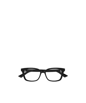 Alexander McQueen Square Frame Eyeglasses - Black