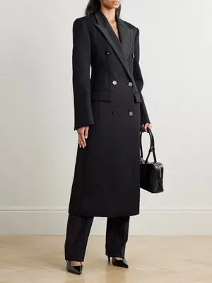 Stella McCartney Double-breasted Twill Coat