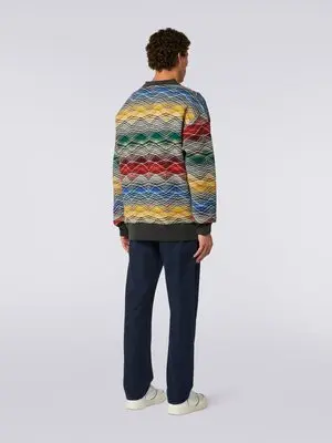 Missoni Zigzag V-neck Cardigan - Black