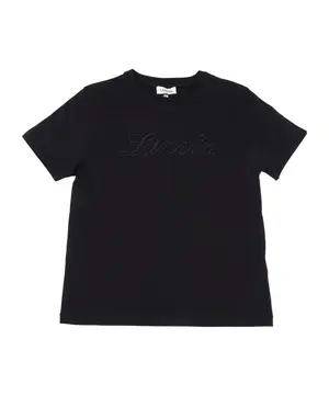 LANVIN Logo Embroidered Round Neck T-shirt