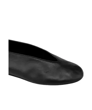 Moschino Almond Toe Ballerina Flats
