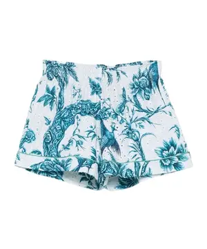 F.R.S FOR RESTLESS SLEEPERS Printed Shorts With Piping Trim