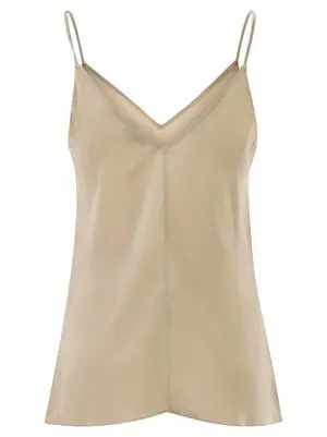 Brunello Cucinelli V-neck Camisole - Nude