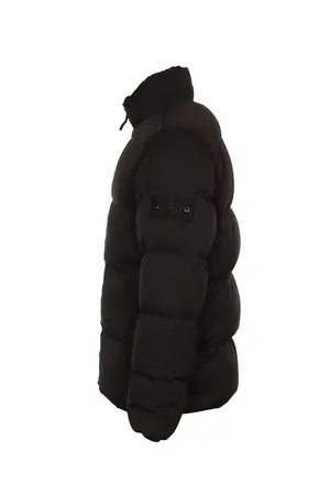 Stone Island Zipped Padded Jacket With Logo Patch
