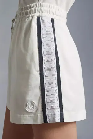 Moncler Logo Jacquard Ribbon Shorts