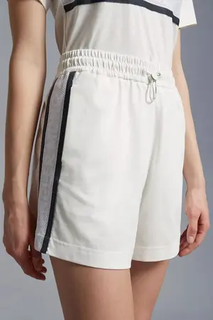Moncler Logo Jacquard Ribbon Shorts