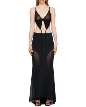 DION LEE Butterfly-style Mesh Bra