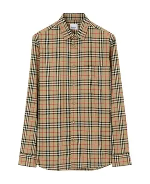 Burberry Long Sleeved Checked Buttoned Shirt