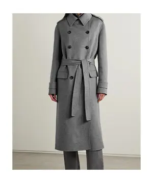 Stella McCartney Double-breasted Wool Trench Coat