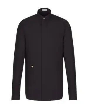 Dior Bee Embroidered Shirt - Black